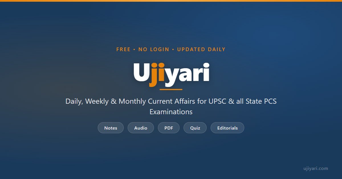 UPSC Prelims 2024 — GS Paper I | Ujiyari